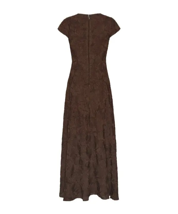 ROTATE BY BIRGER CHRISTENSEN Flower-mesh Sleeveless Maxi Dress
