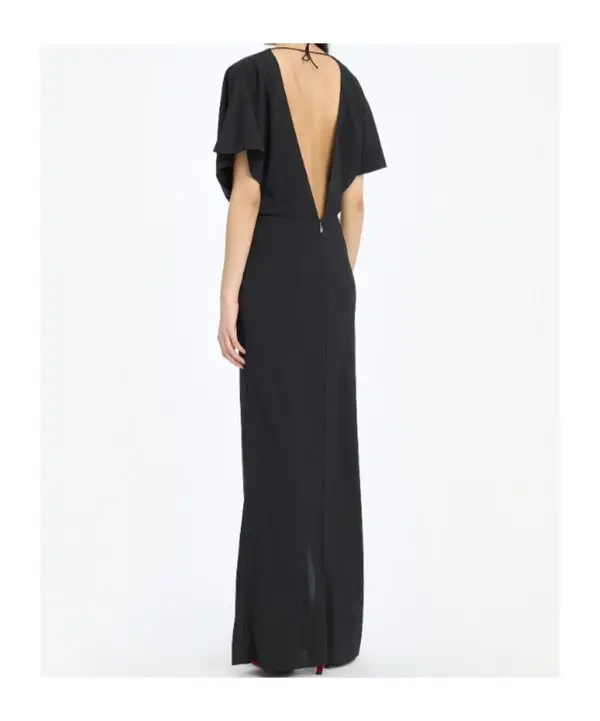 ROTATE BY BIRGER CHRISTENSEN Maxi Slit Dress
