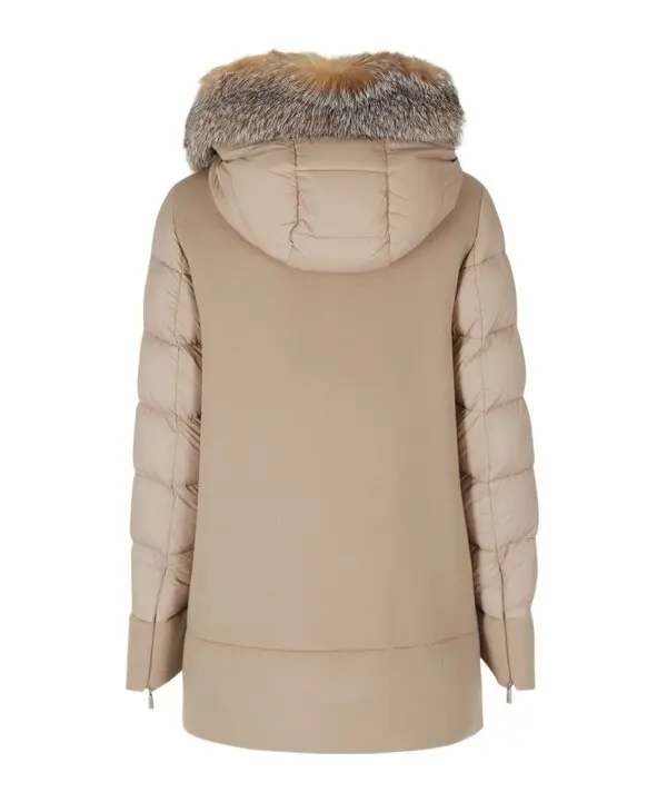 MOORER Long-sleeve Hooded Padded Jacket