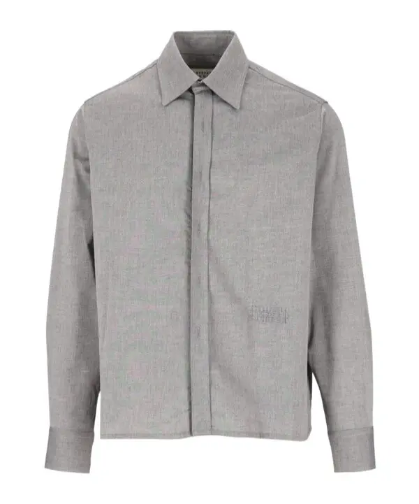 MAISON MARGIELA Numeric Embroidered Shirt - No