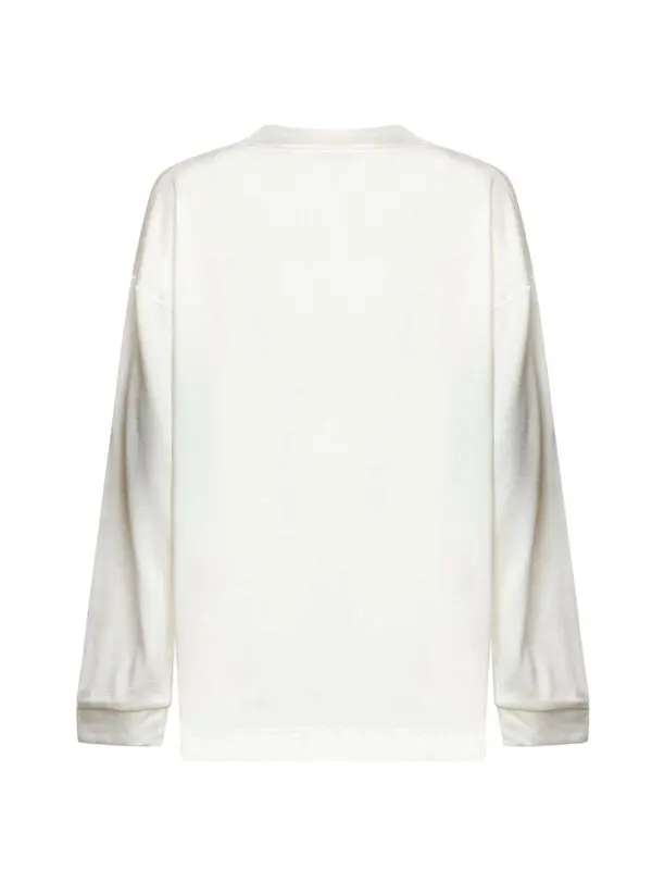 Khaite Oversized Crew Neck Long-sleeve Top