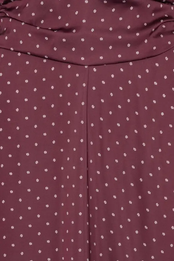 ROTATE BY BIRGER CHRISTENSEN Dot Halterneck Scarf Dress