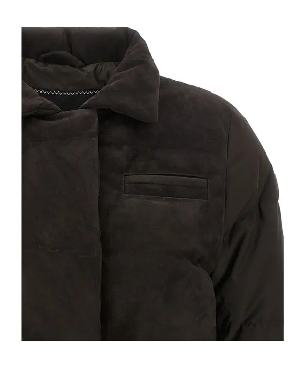 Kiton High-necked Cotton Coat