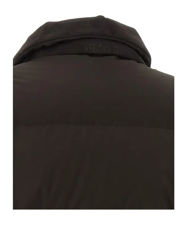 Kiton High-necked Cotton Coat