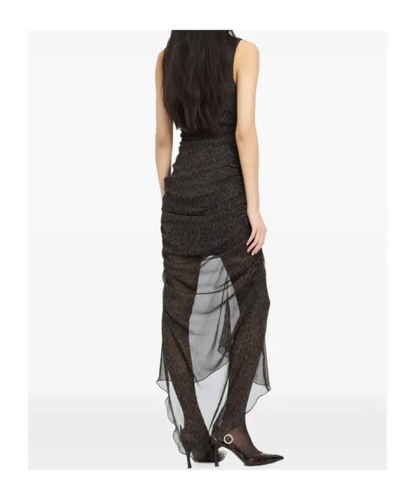 ROTATE BY BIRGER CHRISTENSEN Ruched Midi Dress