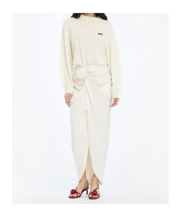 ROTATE BY BIRGER CHRISTENSEN Sequins Knot Skirt