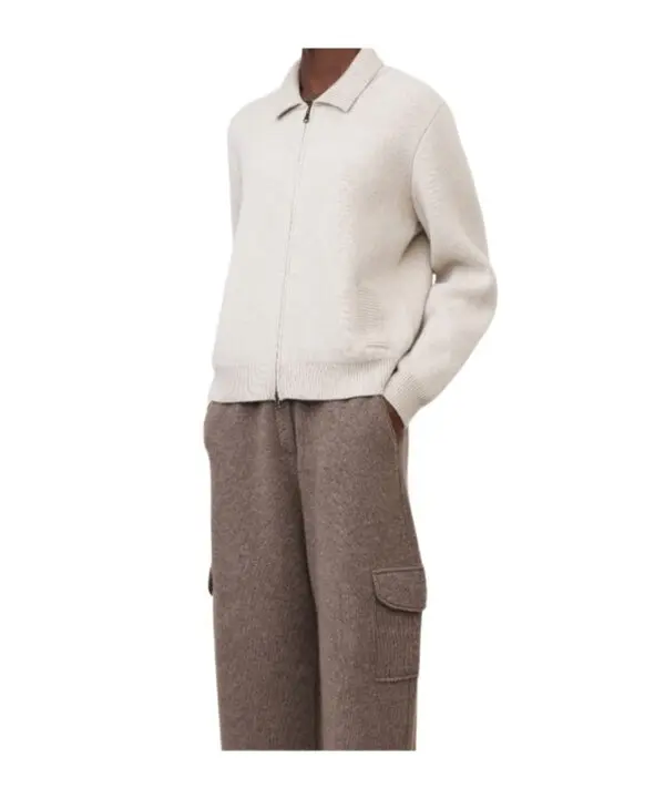 LISA YANG The Aleya Cardigan Jacket - Oyster