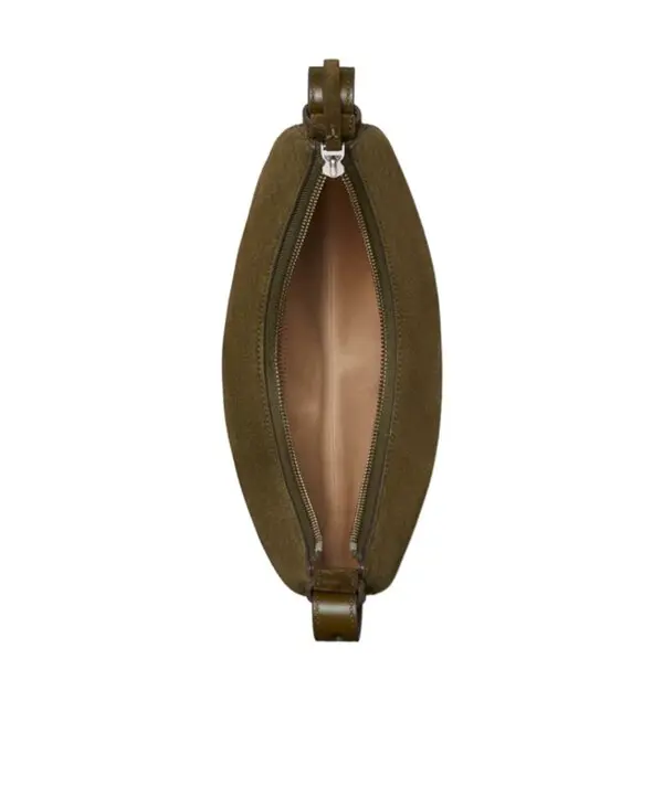 Tory Burch Romy Suede Half Moon Bag