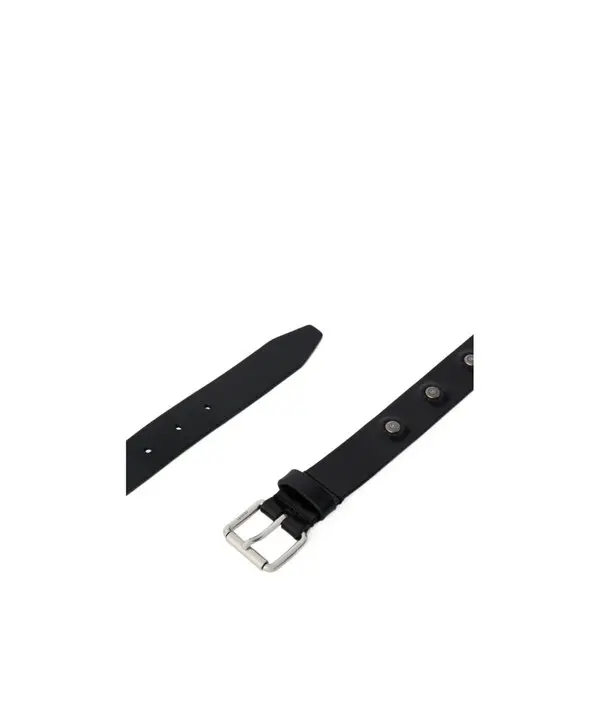 LEMAIRE Marguerite Studded Belt - Black