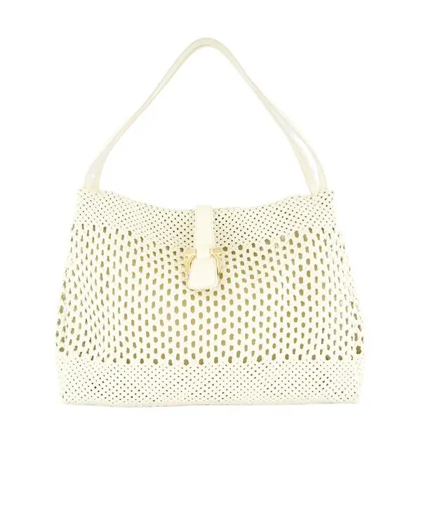 FERRAGAMO Large Woven Tote Bag