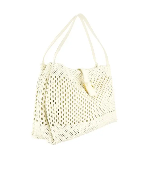 FERRAGAMO Large Woven Tote Bag