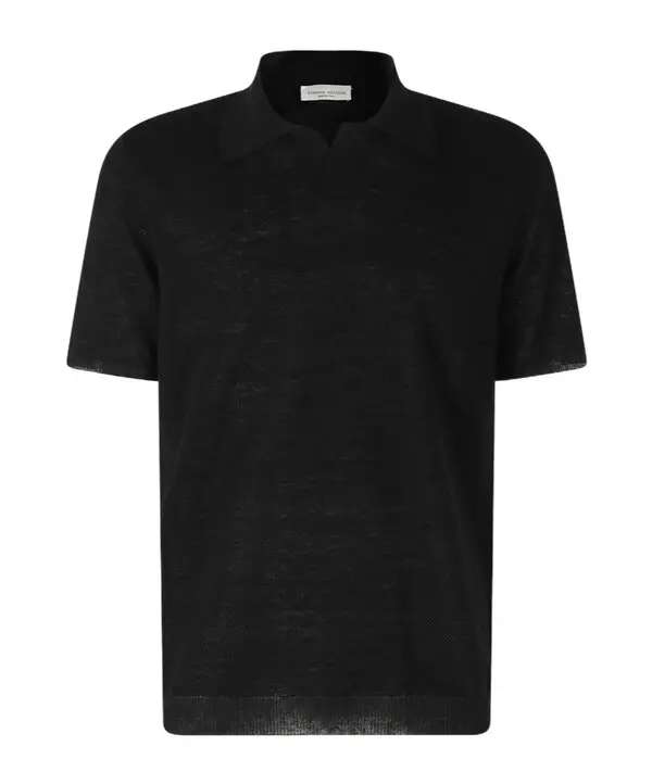 ROBERTO COLLINA Short-sleeved Polo Shirt