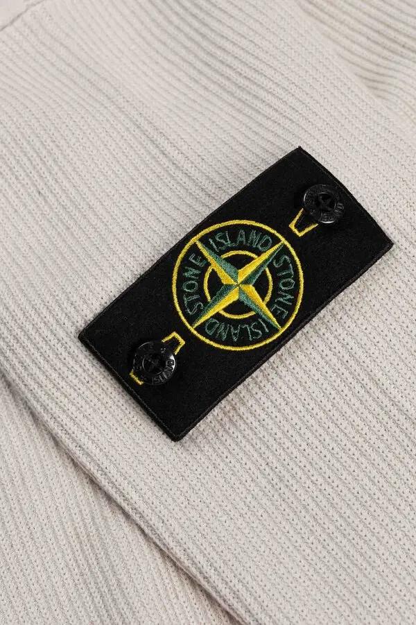 Stone Island Long Sleeve Logo Patch Sweatshirt