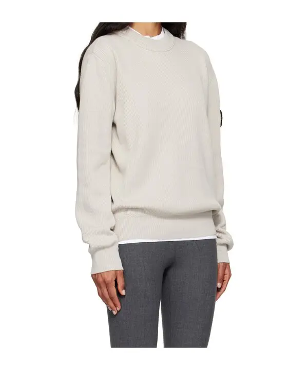 Stone Island Long Sleeve Logo Patch Sweatshirt