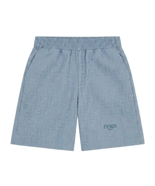 Fendi Ff Logo-jacquard Shorts - No