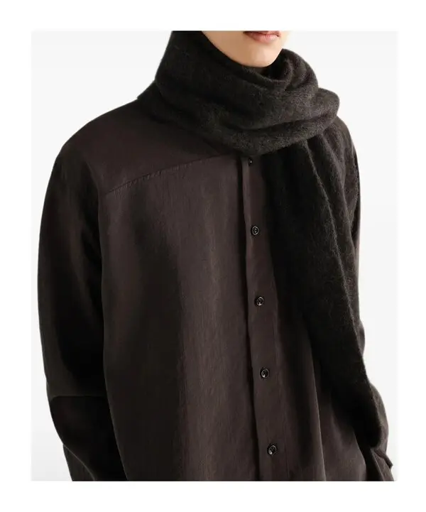 LEMAIRE Fluffy Scarf In Alpaca Wool Blend