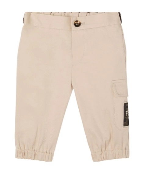 Fendi Ff Logo Cargo Trousers
