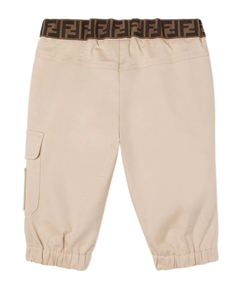 Fendi Ff Logo Cargo Trousers