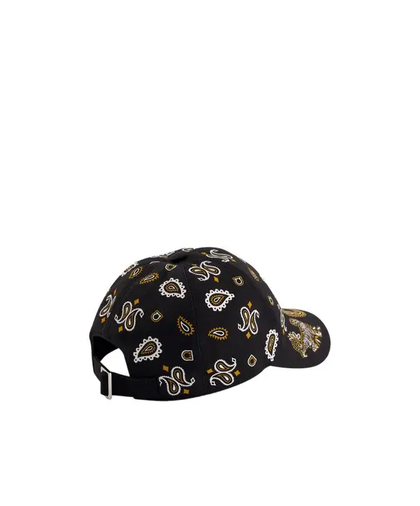 FERRAGAMO Baseball Cap With A Tiger Pattern