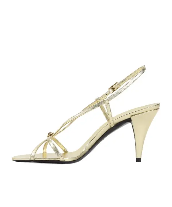 Versace Square-toe High-heeled Sandals
