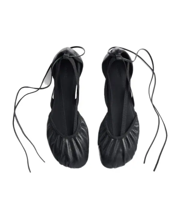 LEMAIRE Flat Pedille Ballerinas In Goat Leather