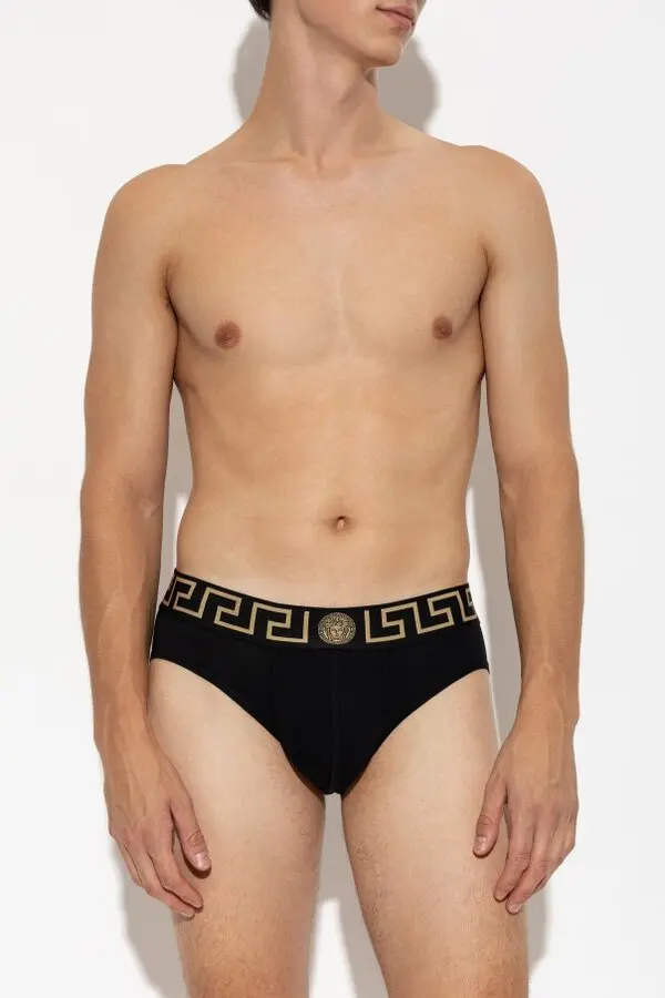 Versace Greca-border Three-pack Briefs