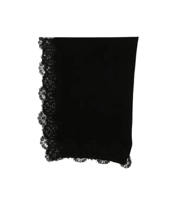 Ermanno Scervino Lace-trimmed Scarf