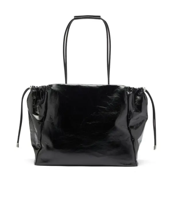 DIESEL® Scrunch-d Drawstring Shoulder Bag - Black
