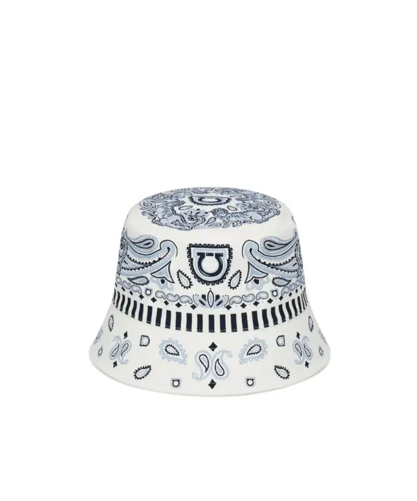 FERRAGAMO Arabesque Print Cloche