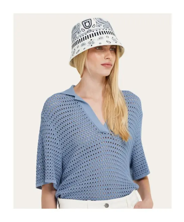 FERRAGAMO Arabesque Print Cloche