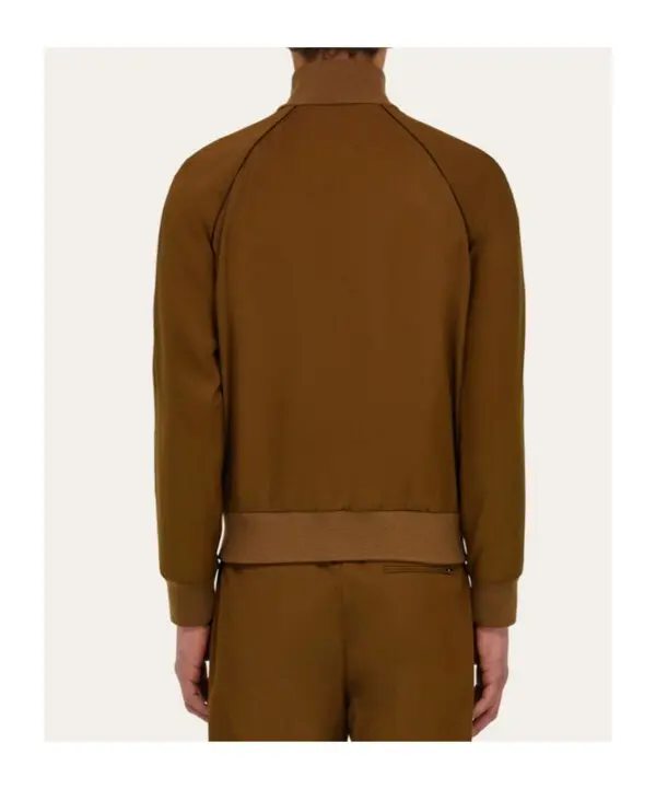 FERRAGAMO Zip-up Blouson With Gancio Logo