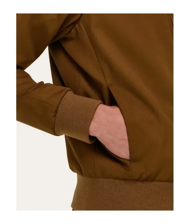 FERRAGAMO Zip-up Blouson With Gancio Logo