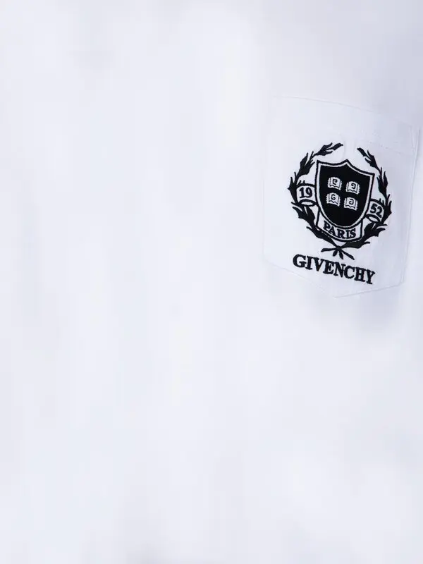 Givenchy Logo Embroidered Crewneck T-shirt