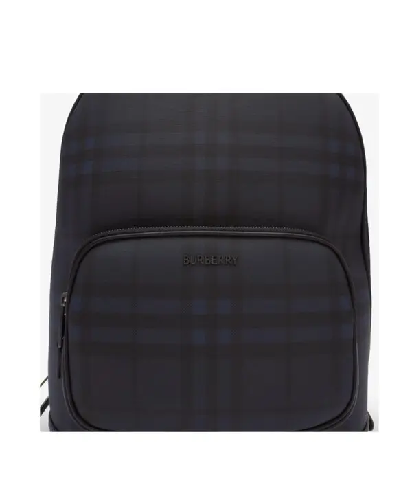 Burberry Checked Logo Backpack