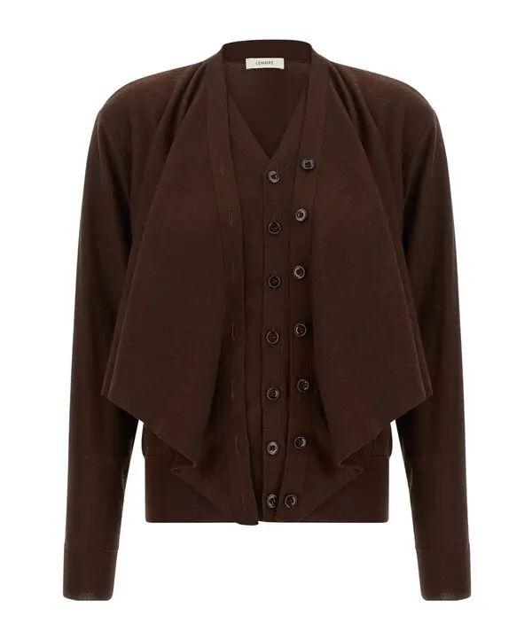 LEMAIRE Trompe L'oeil' Effect Cardigan