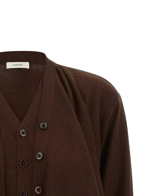 LEMAIRE Trompe L'oeil' Effect Cardigan