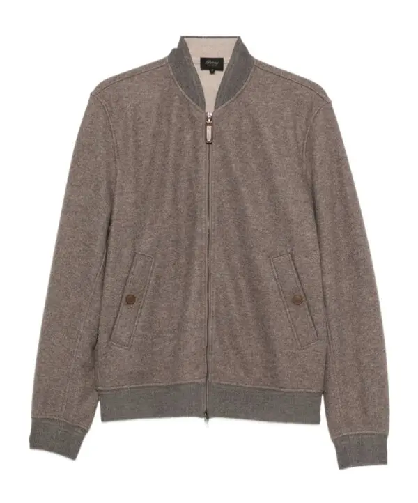 Brioni Zip-up Bomber Jacket