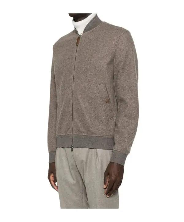 Brioni Zip-up Bomber Jacket