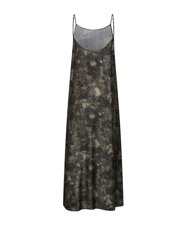 UMA WANG Sleeveless Printed Dress - Black