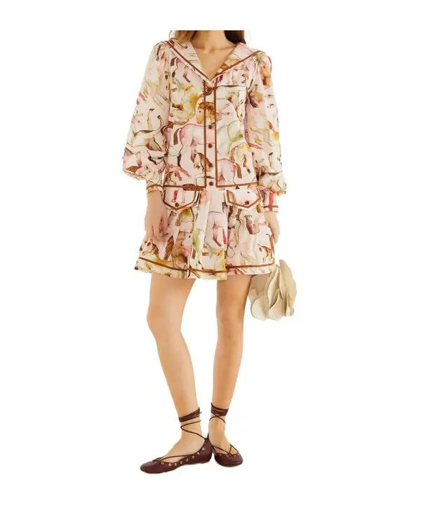 Farm Rio Long-sleeved Dress