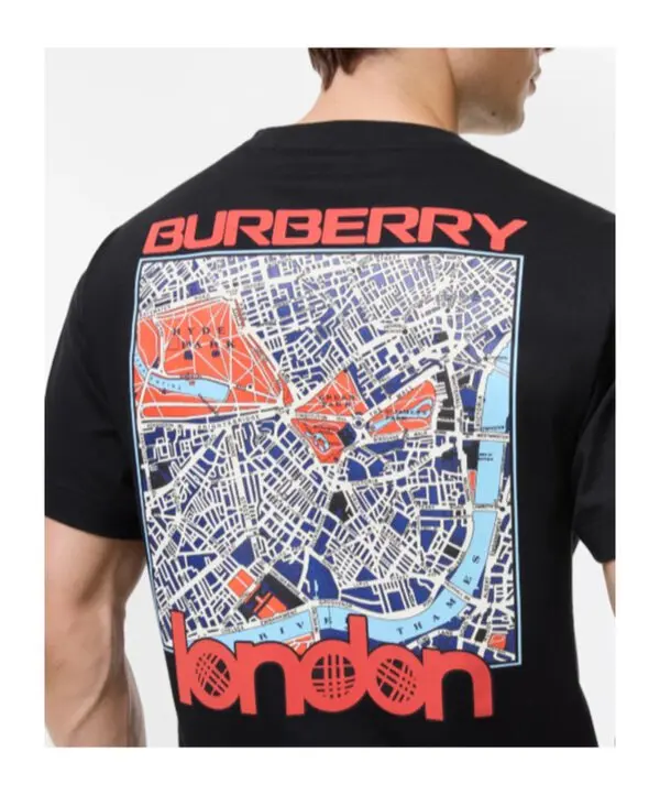 Burberry Map Crewneck T-shirt