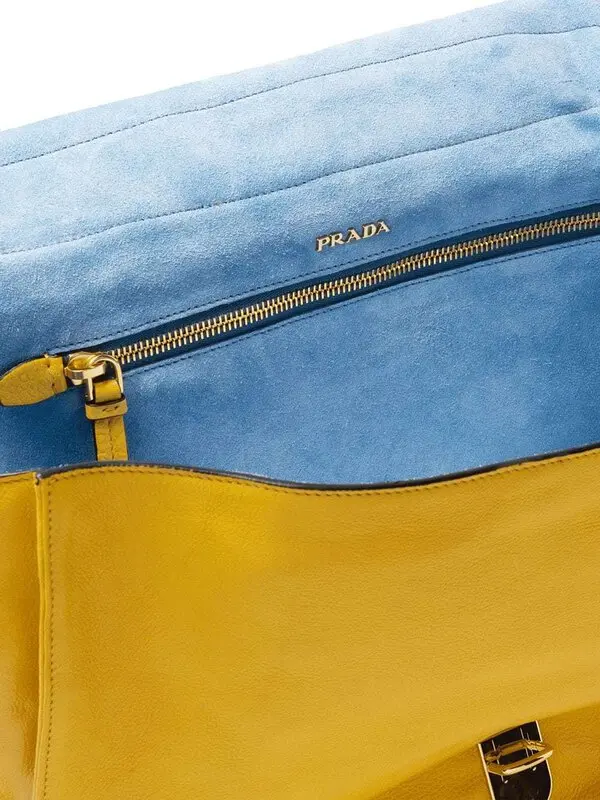 Prada Shearling Detail Bag