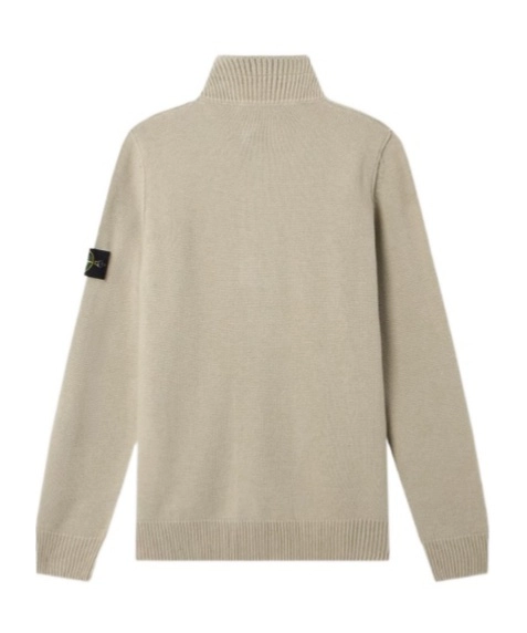 Stone Island Regular-fit Half-zip Jumper With Button Placket