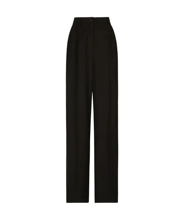 Dolce & Gabbana Pressed-crease Palazzo Pants