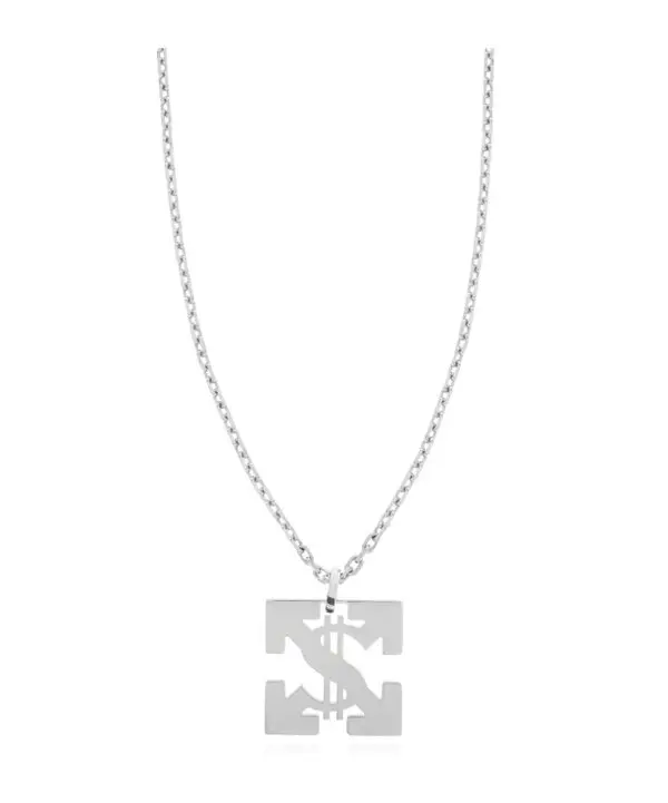 Off-White Arrows Pendant Necklace