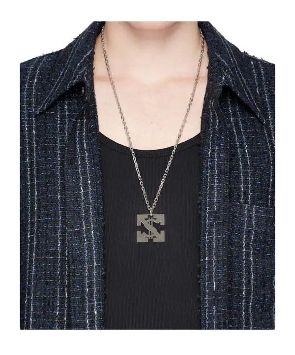 Off-White Arrows Pendant Necklace