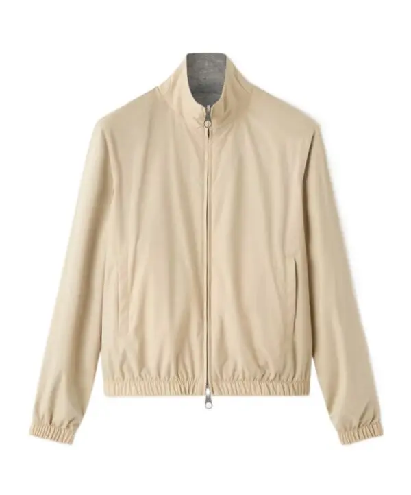 Loro Piana Reversible Bomber Jacket - Sandy Shell