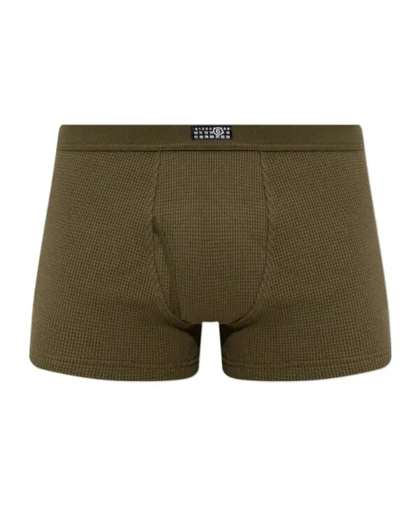 MAISON MARGIELA Elastic-waist Boxer Briefs - Green
