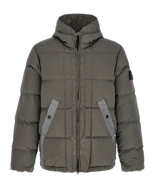 Stone Island Long-sleeved Cotton-padded Jacket