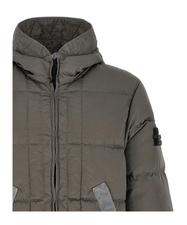 Stone Island Long-sleeved Cotton-padded Jacket